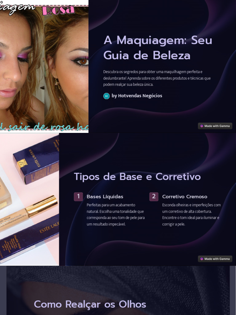 A Maquiagem Seu Guia de Beleza | PDF