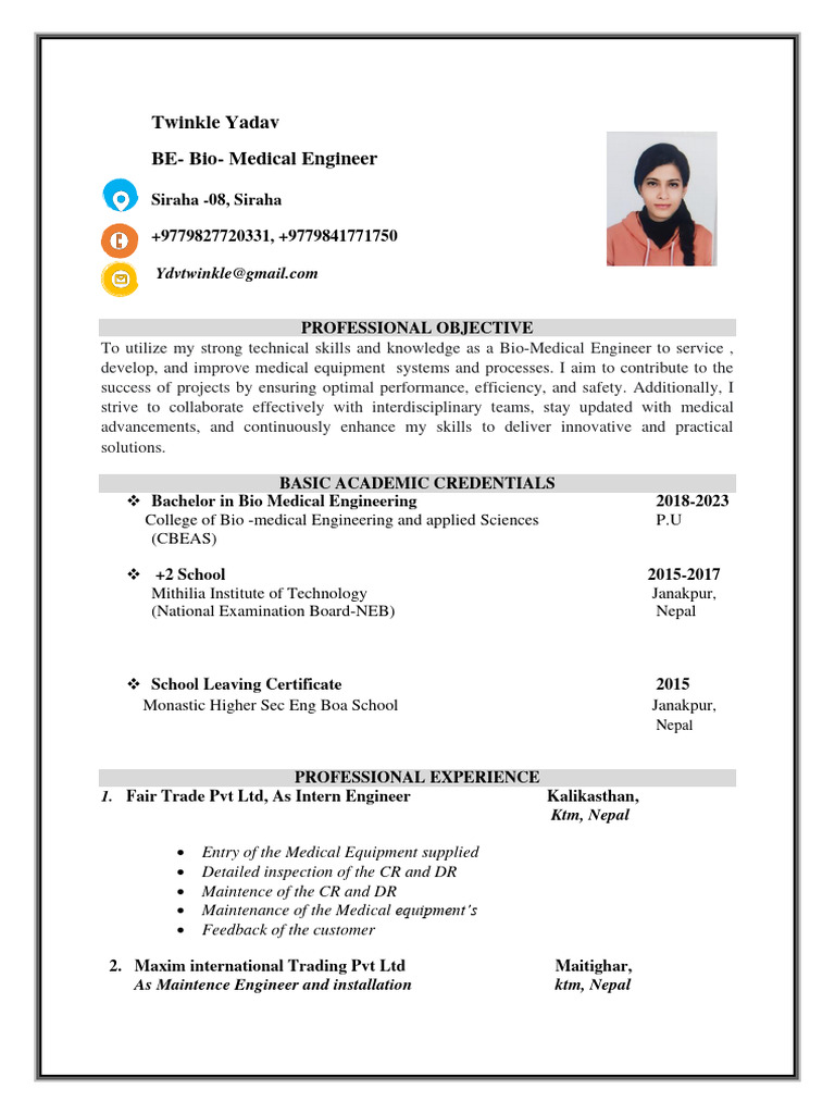 CV Twinkle+YADAV | PDF