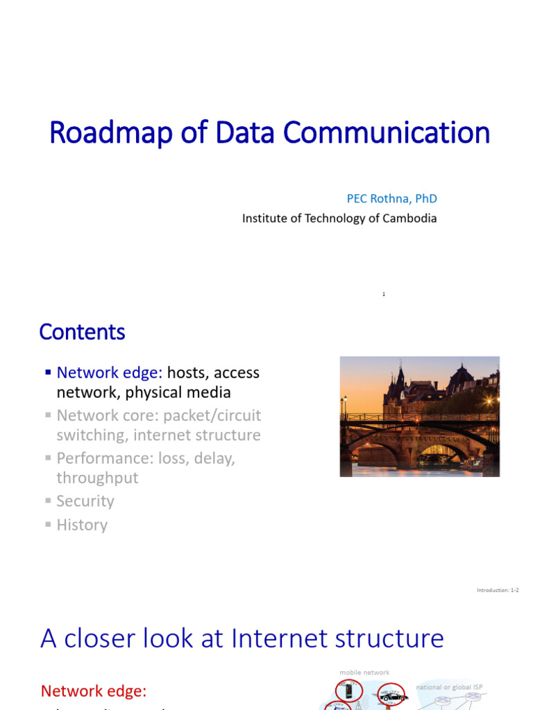 Lect. 02. Roadmap of Data Netowork | PDF | Computer Network | Transmission Medium