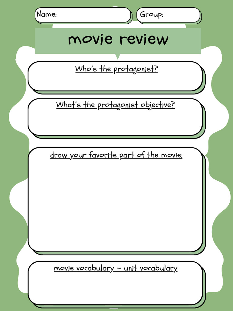 Movie Review and Analysis Guide | PDF