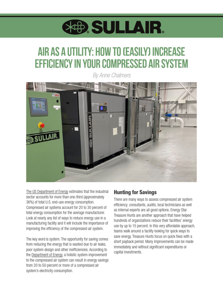 3635 Sullair-Air As A Utility v1r0 0 | PDF | Efficient Energy Use ...