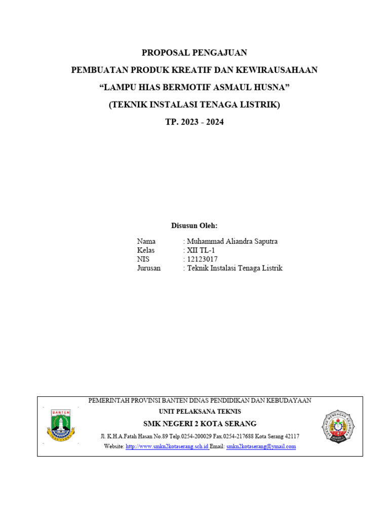 Proposal Pengajuan Pembuatan Produk | PDF