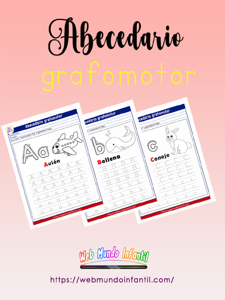 Abecedario para Trabajar La Grafomotricidad | PDF