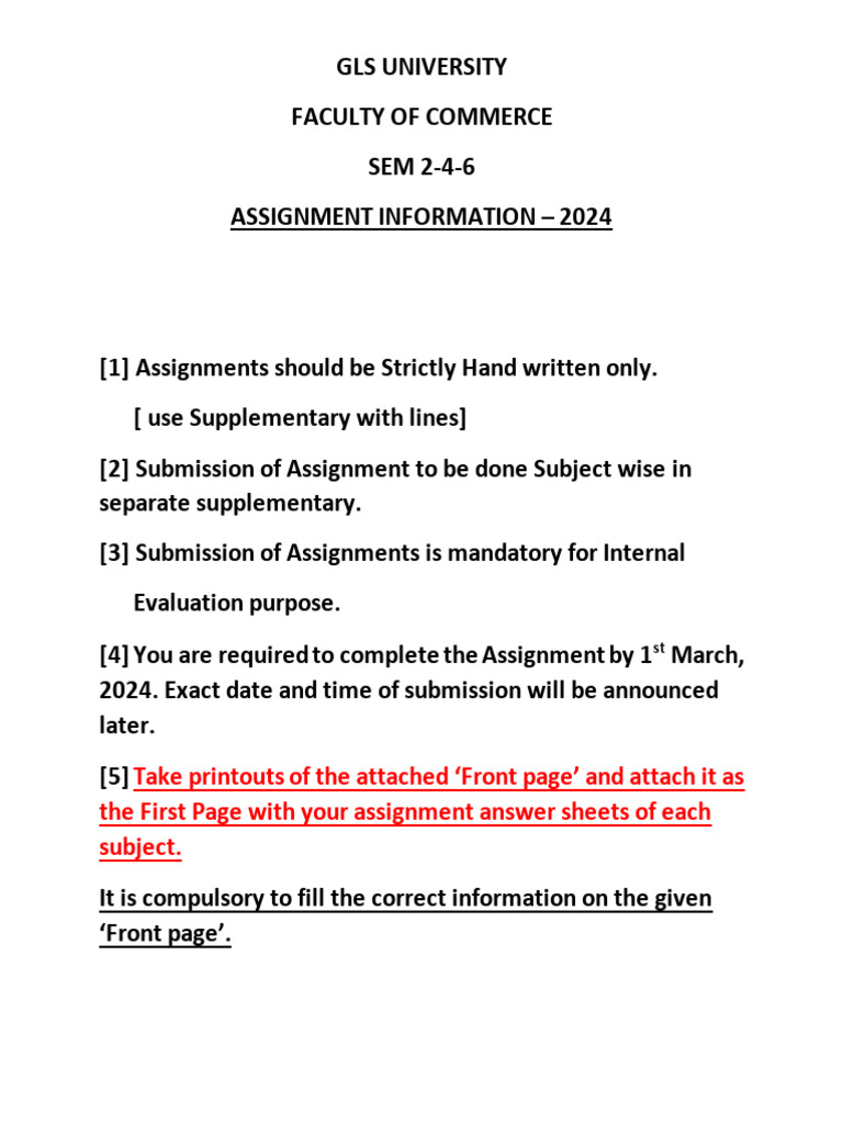 Assignment Information Sem 2 - 4 - 6 (2024) | PDF