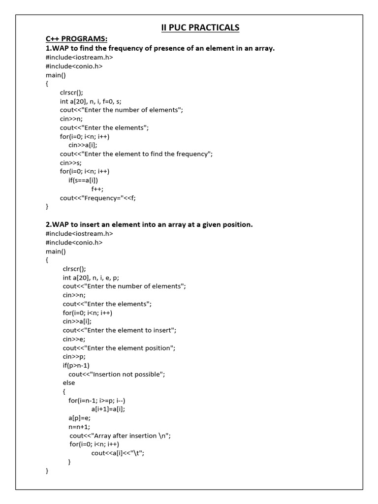 II Puc Practical Final | PDF | Data Management Software | Computer Data