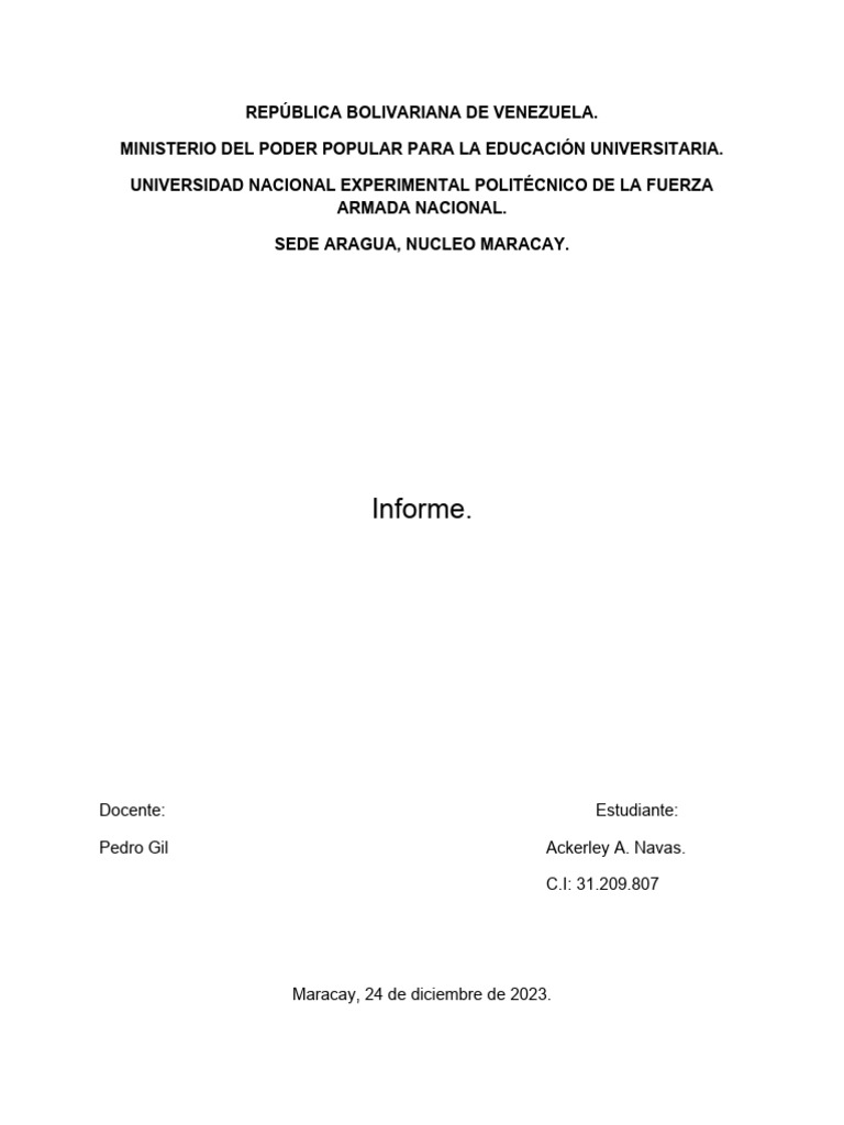 Informe - Sistemas Operativos | PDF