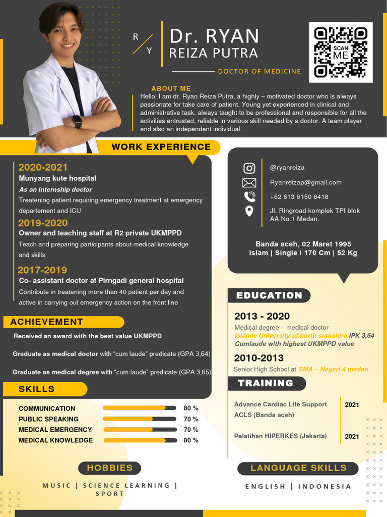 CV Ryan | PDF | Doctor Of Medicine | Medicine