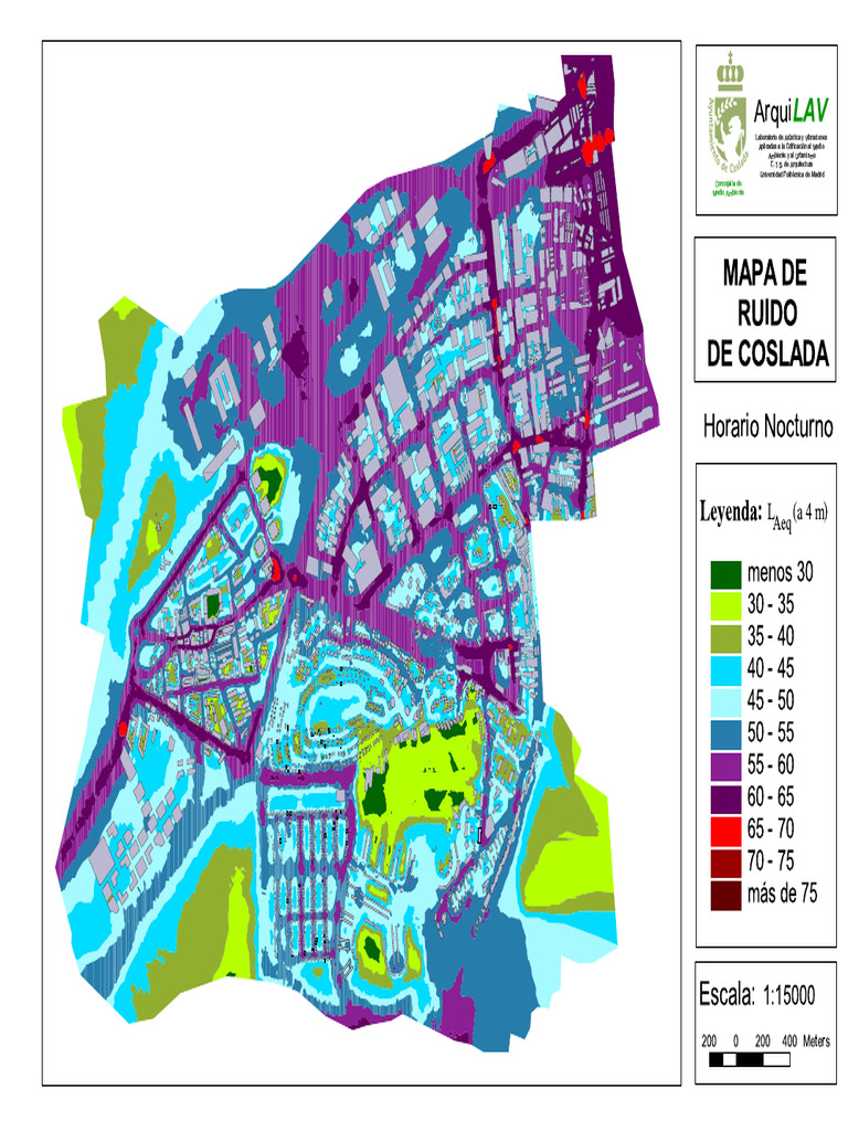 Mapa-Ruidos-Nocturno Coslada | PDF