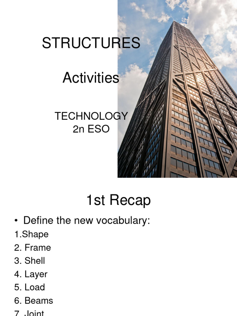 2tech F Structures Activities | PDF