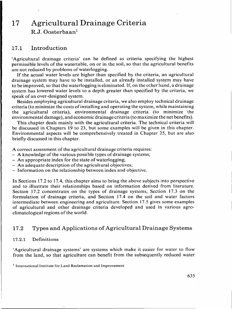 Agricultural Drainage Criteria-Hydrotheek (Stowa) 183099 | PDF