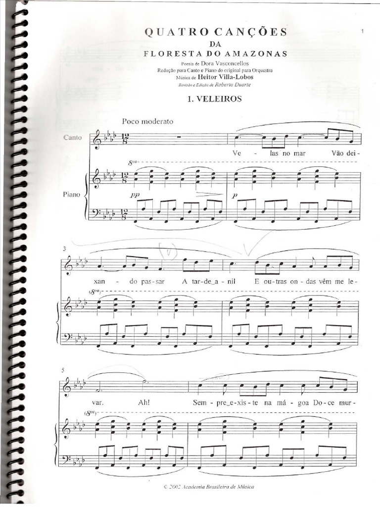 Cuatro Canciones de Villa-Lobos | PDF