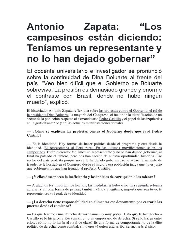 Antonio Zapata | PDF