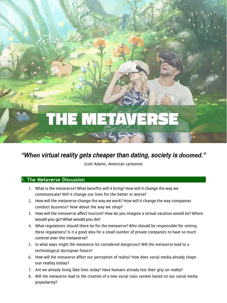9 - The Metaverse | PDF