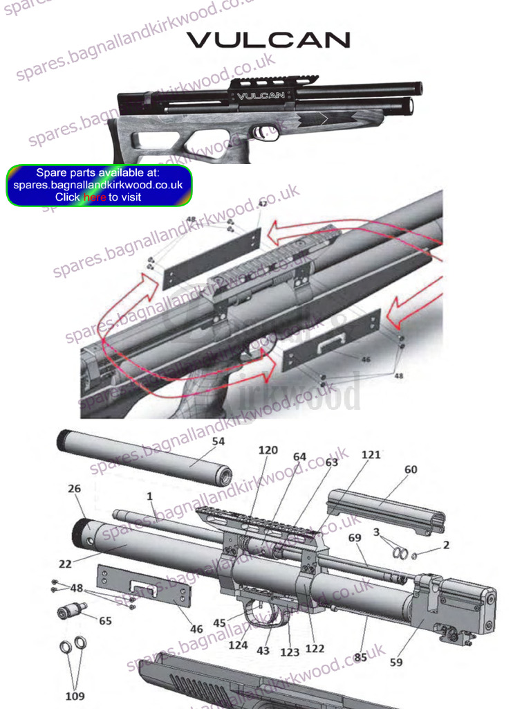 AGT Vulcan Exploded Parts Diagram Online Compressed | PDF