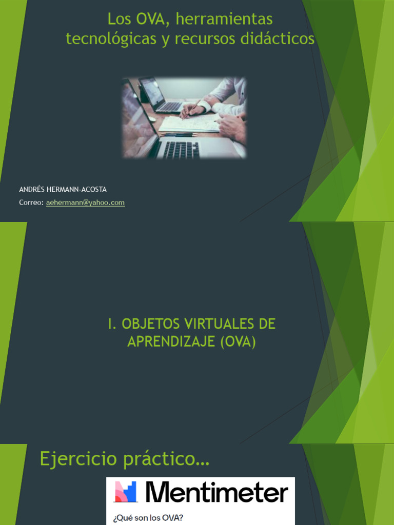 Características y Uso de los OVA | PDF | Aprendizaje | Cuentacuentos