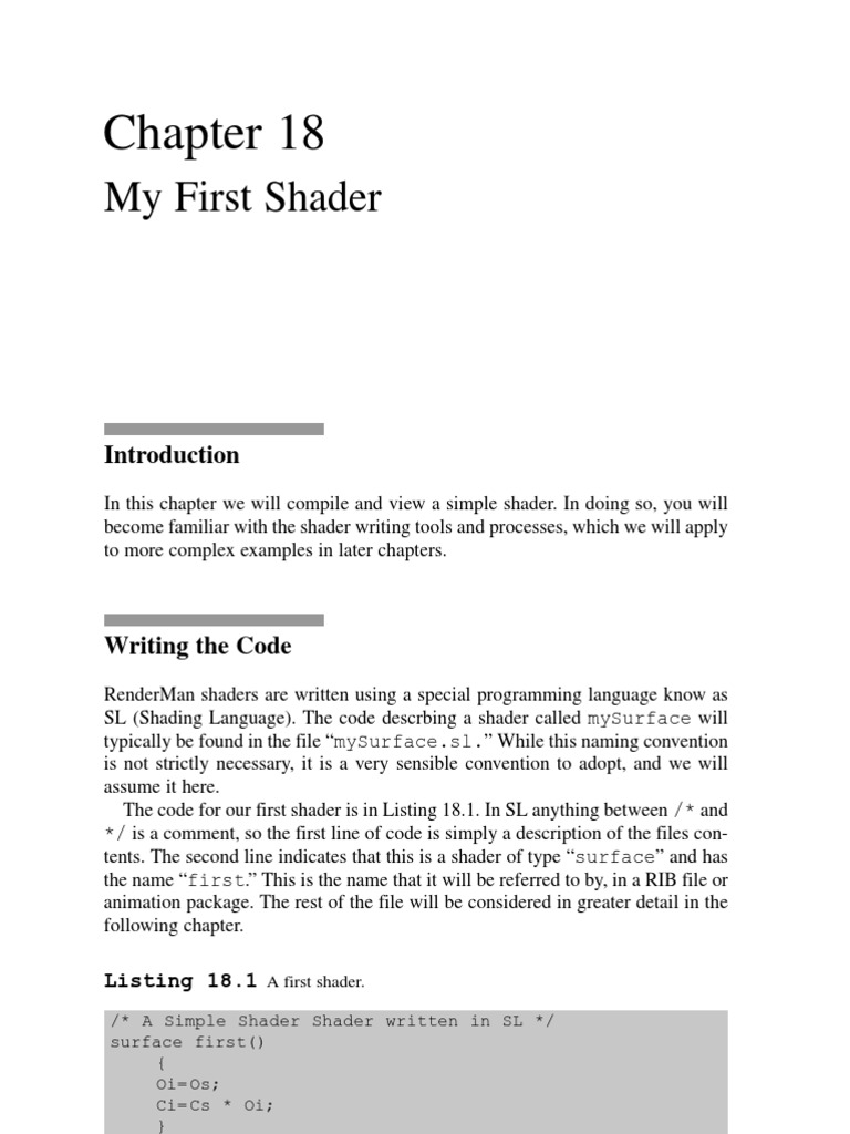 My First Shader | Download Free PDF | Shader | Rendering (Computer Graphics)