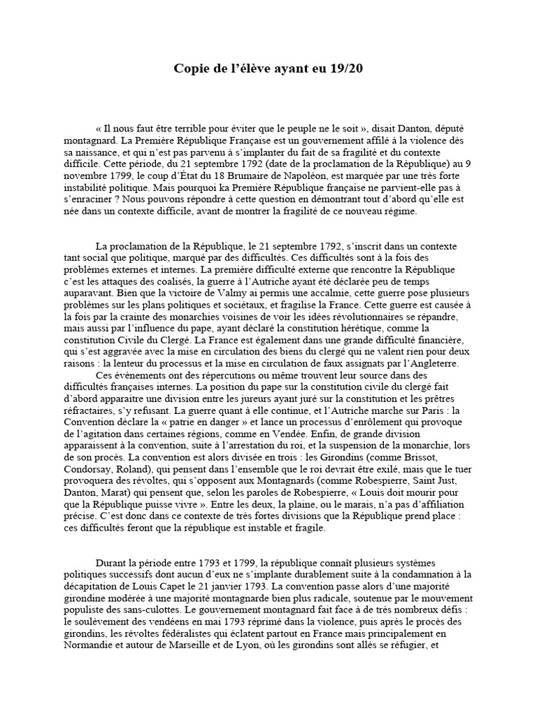 Copie Hist 19:20 | PDF