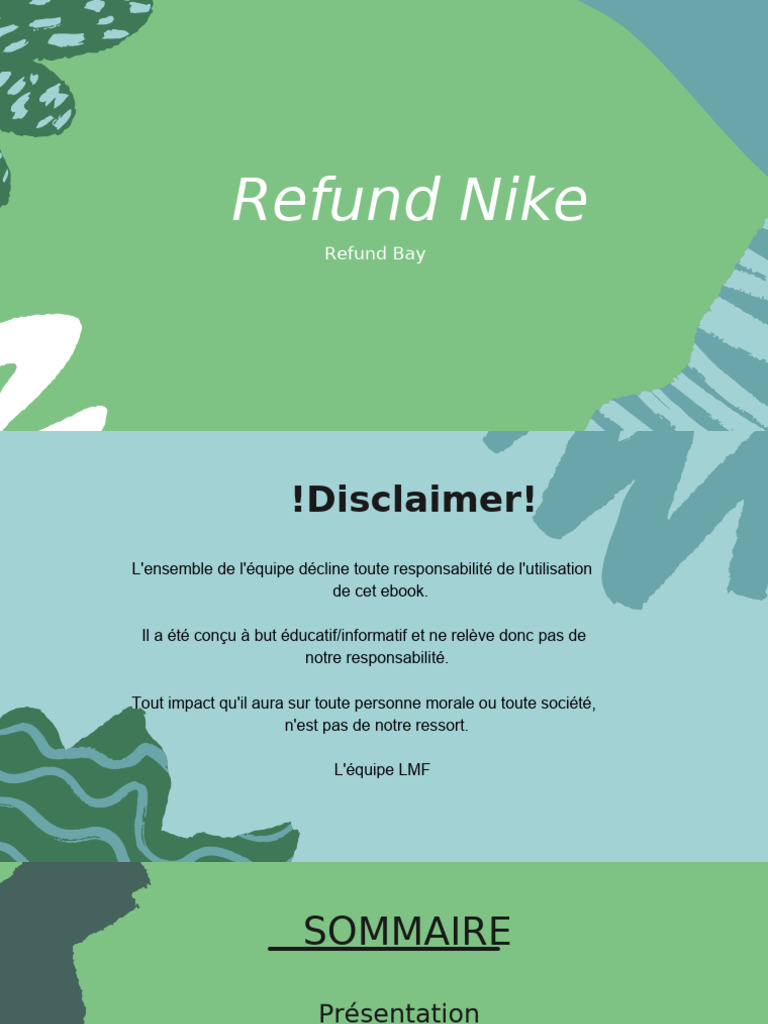 Refund Nike 2024 | PDF