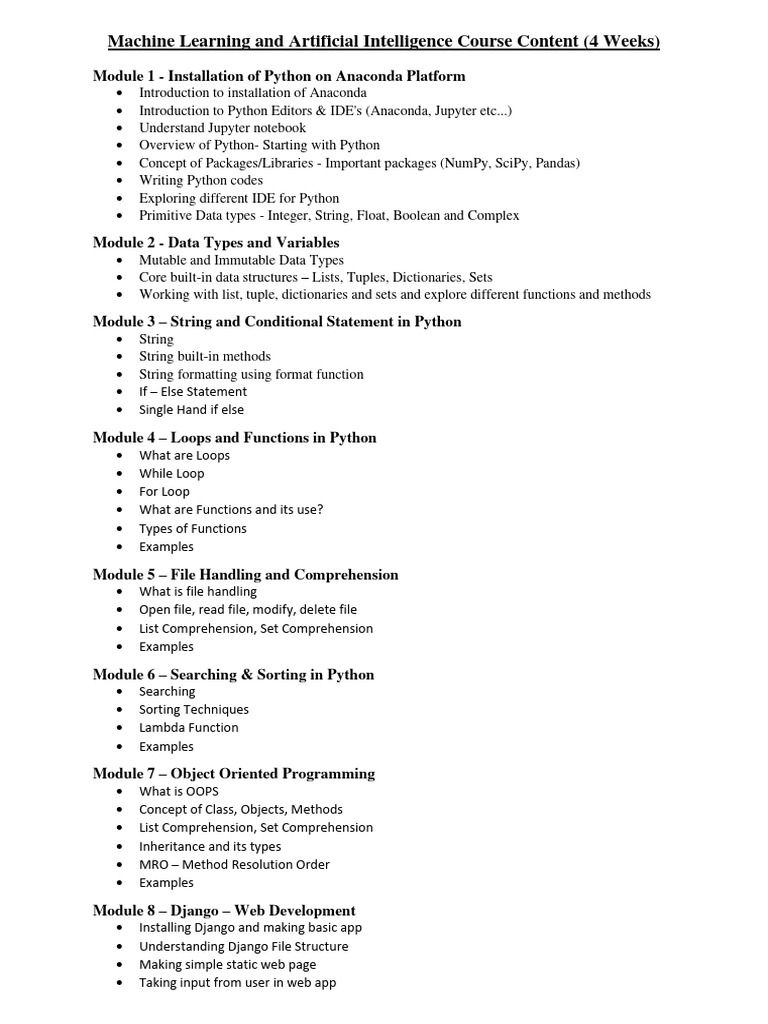 Ai 28 Day Challenge Course Overview Pdf Art Computers