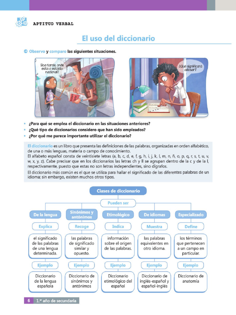 El Uso Del Diccionario | PDF