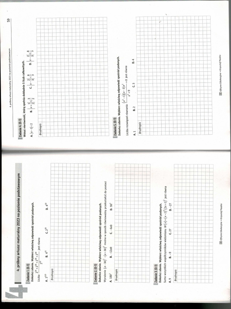 Arkusz 4 PP Pazdro CZ 1. | PDF