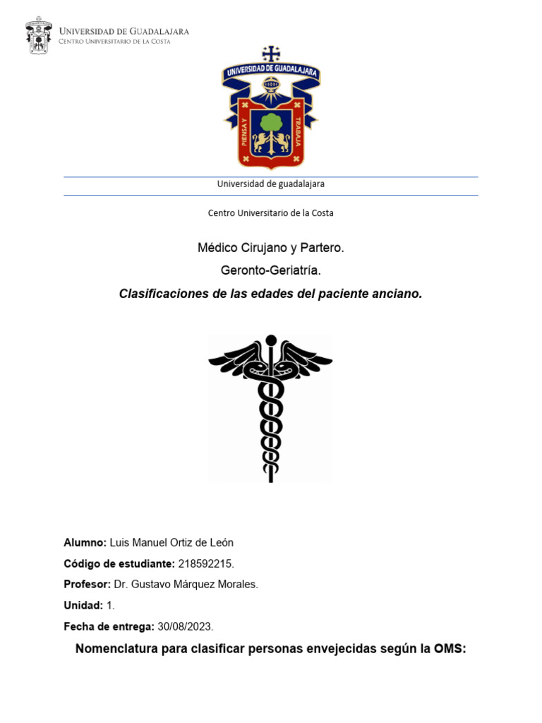 Clasificacionde Edades | PDF