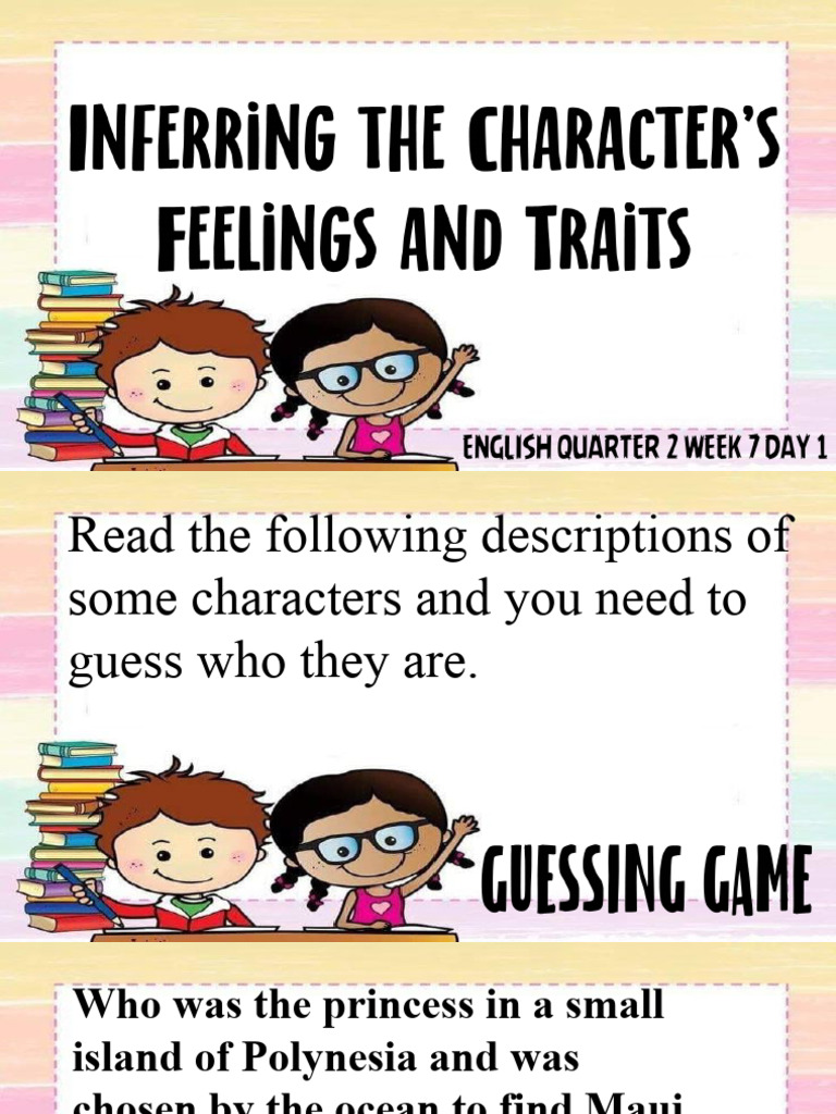 Character Feelings and Traits Analysis | PDF