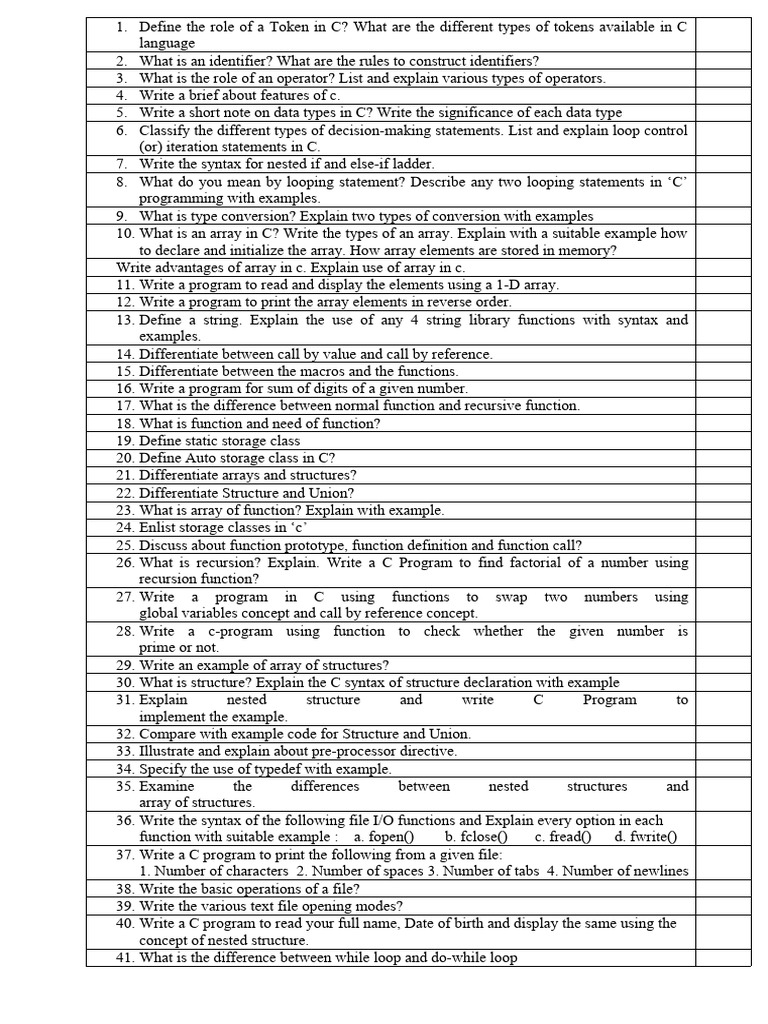 PPPS Ete - QB | PDF | Pointer (Computer Programming) | C (Programming ... PPPS Ete - QB | PDF | Pointer (Computer Programming) | C (Programming ...