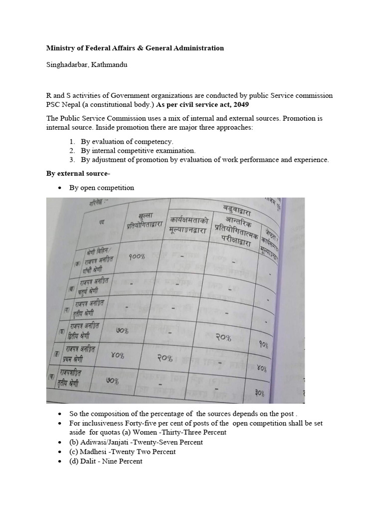 R and S Activities of Government Organizations Are Conducted by Public Service Commission PSC ...