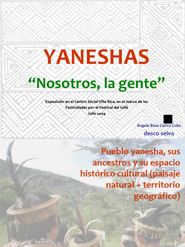 Historia y Cultura Yanesha | PDF | Imperio Inca | Perú