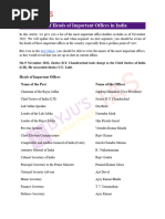 Indian Order of Precedence List | PDF | Government | Positions Of Authority