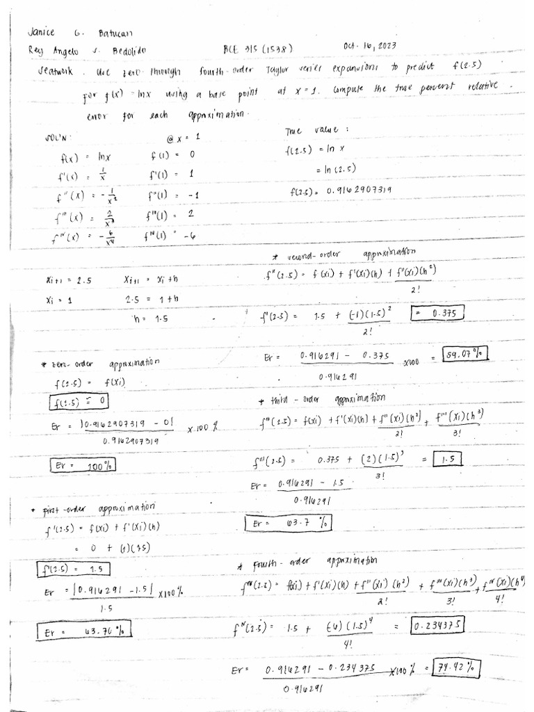 Numerical Solution To CE Problems | PDF