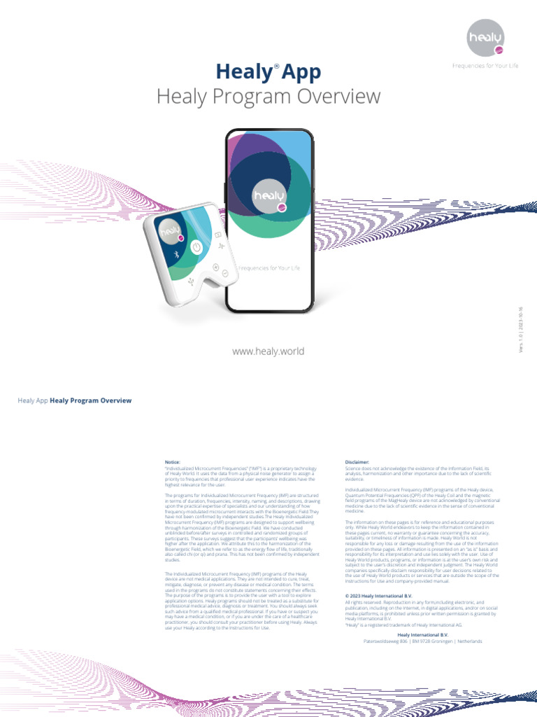Healy World Brochure Program Overview Healy en EU | PDF