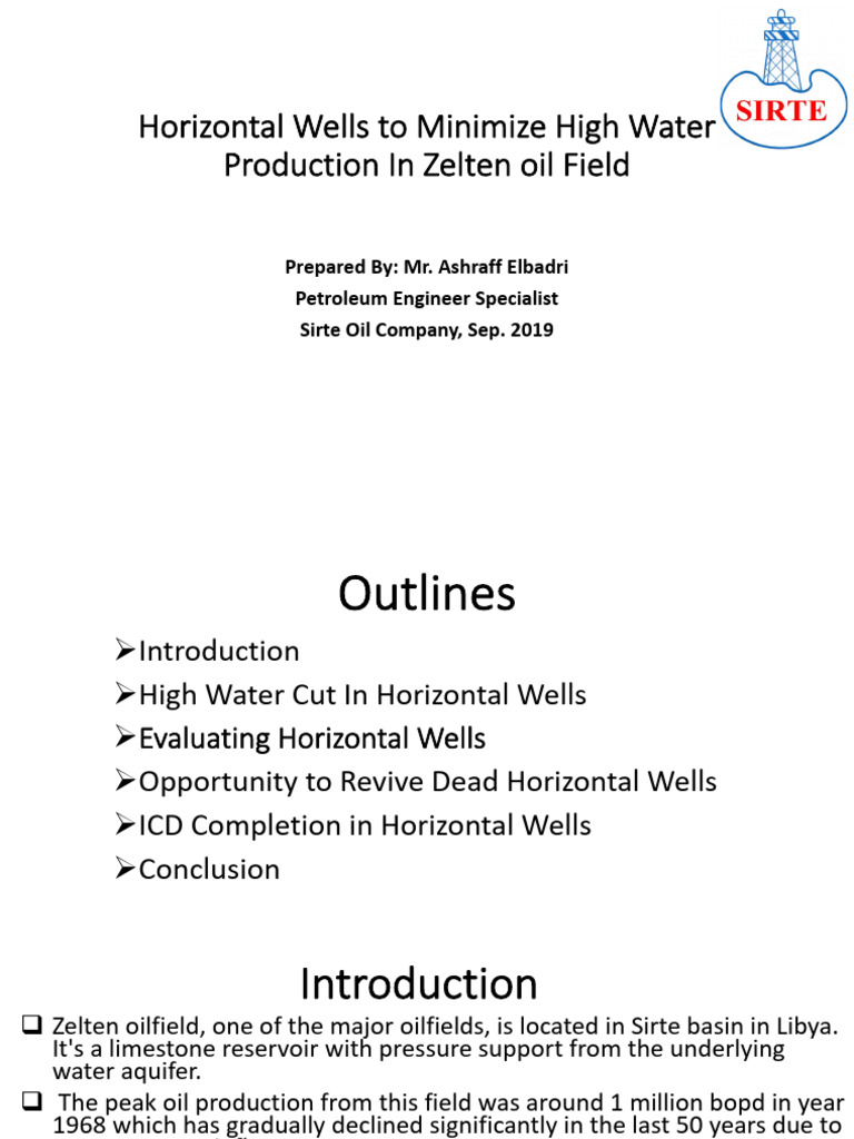 Optimizing Zelten Field Wells | PDF | Petroleum Reservoir | Petroleum
