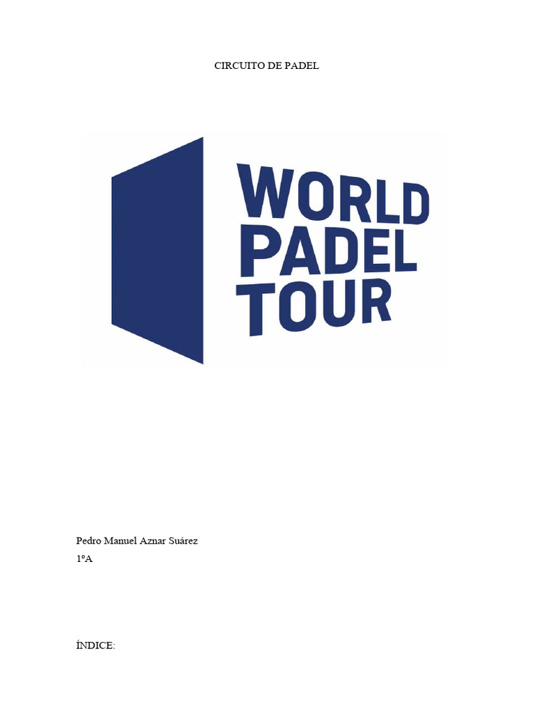 WPT Pedro Aznar | PDF | Deportes | Variantes deportivas