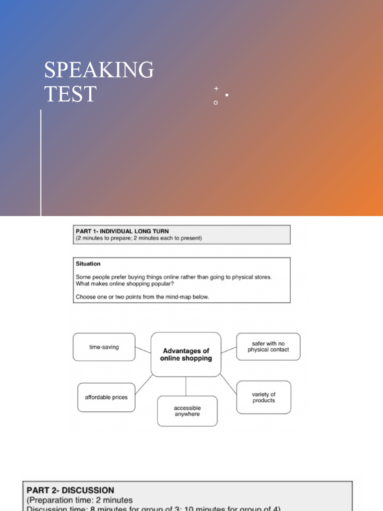How To Answer Speaking Test | PDF