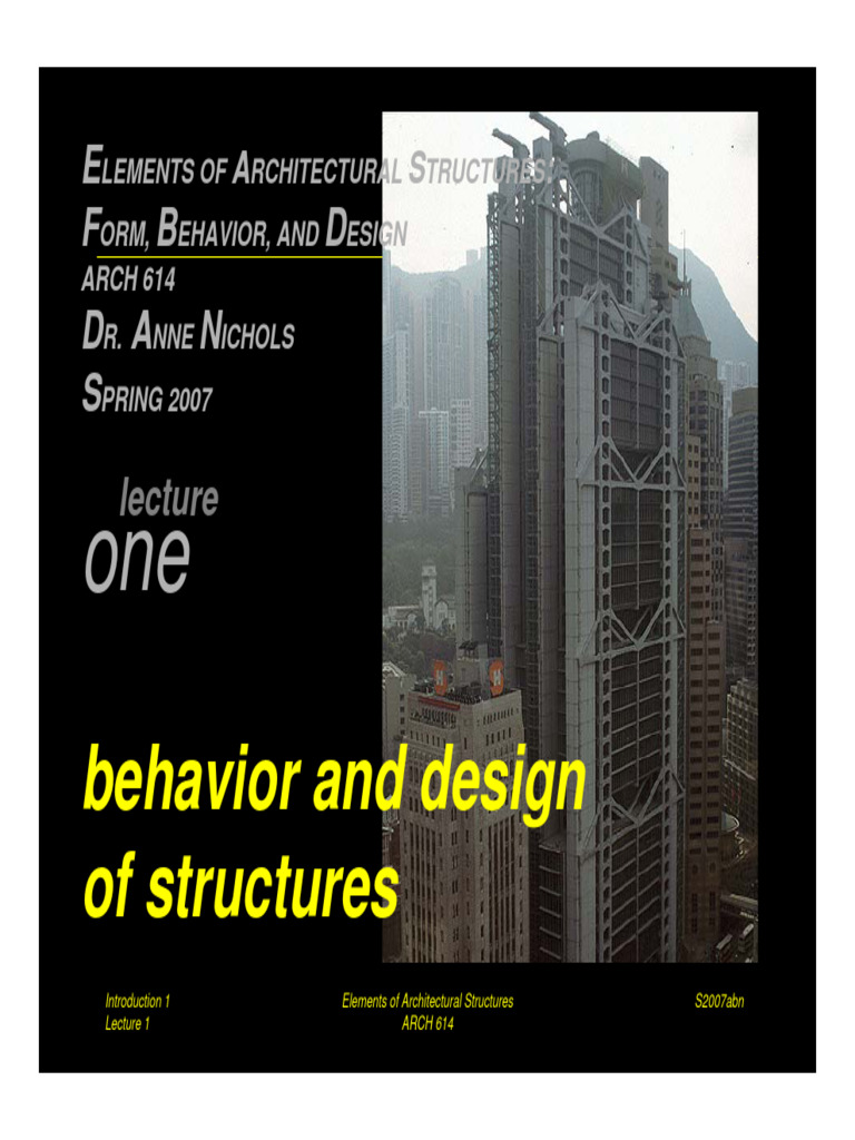 Architectural Structures: Design Essentials | PDF | Triangle | Strength ...