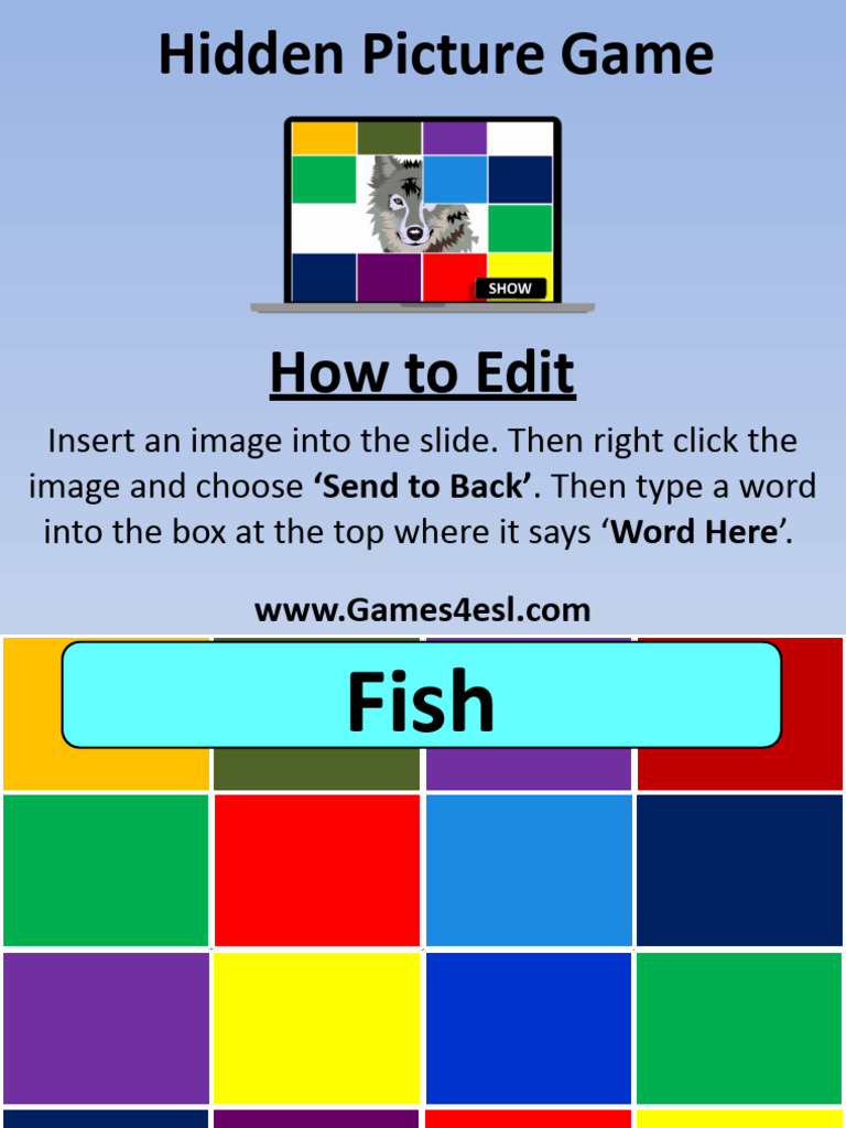Hidden Picture Game Pets | PDF