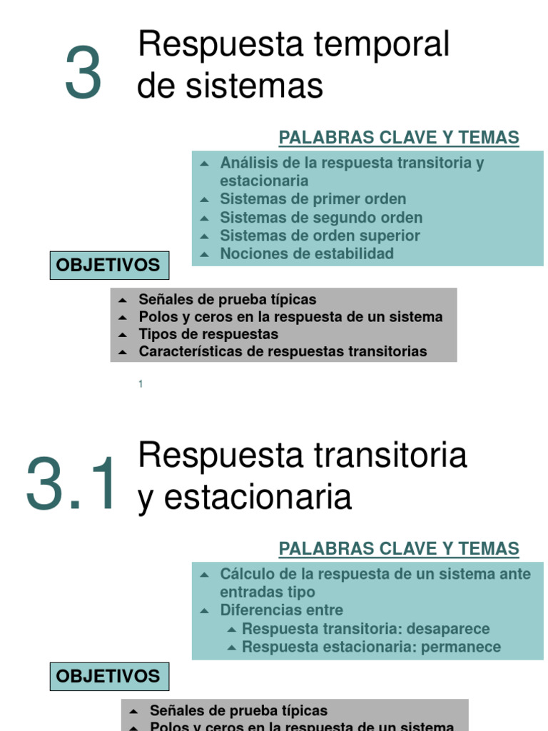 T3.1.Respuesta Transitoria y Permanente 1314 | PDF | Matemáticas ...