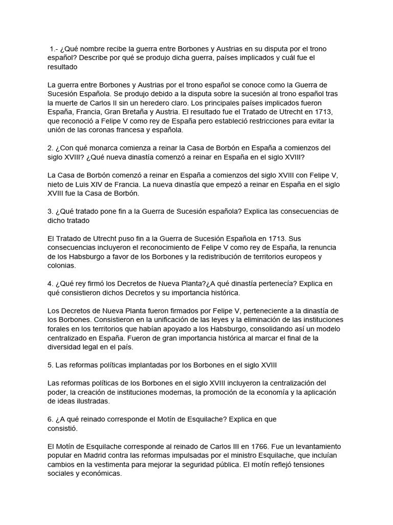 Preguntas Cortas Tema 4 | PDF