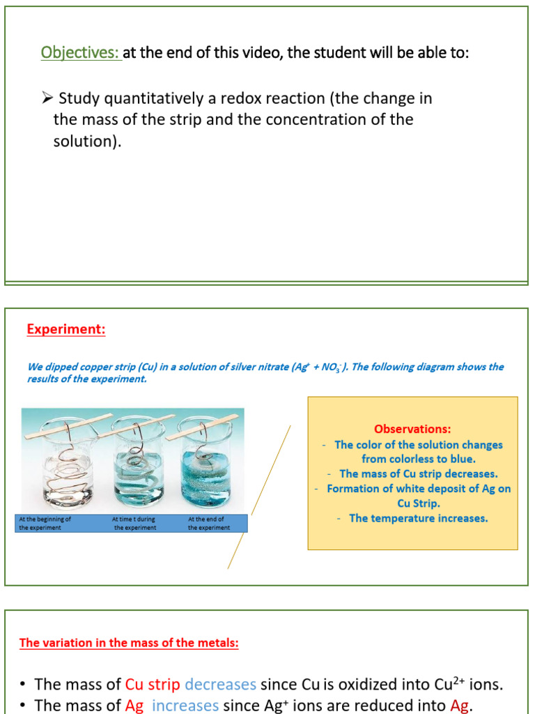 Oxidation-Reduction p4 | PDF | Redox | Silver