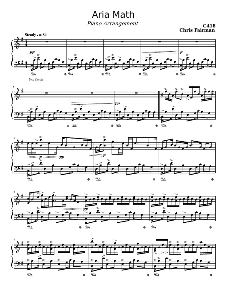 Minecraft OST Aria Math - C418 | PDF