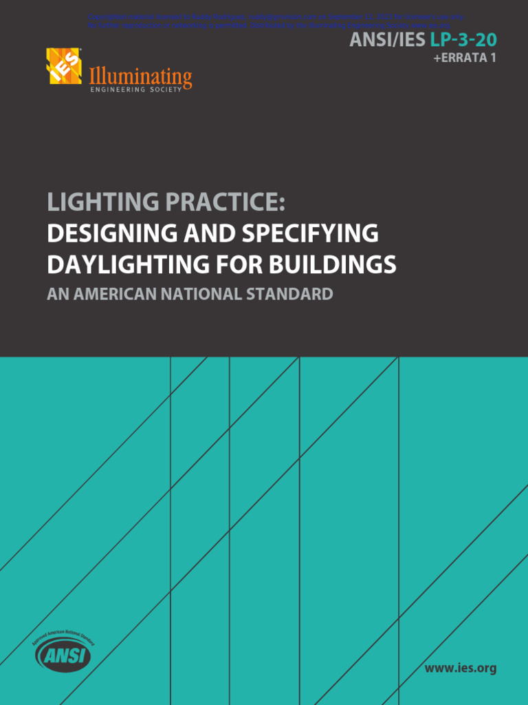 Lighting Practice:: Designing and Specifying Daylighting For Buildings ...