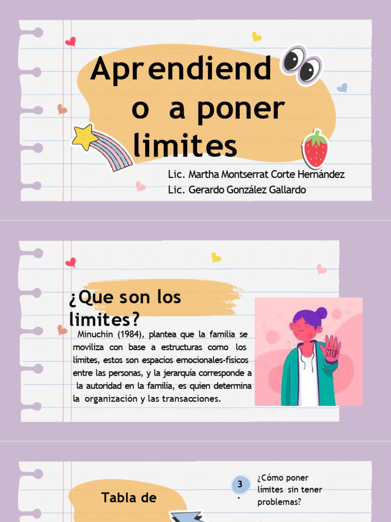 Aprendiendo A Poner Limites | PDF