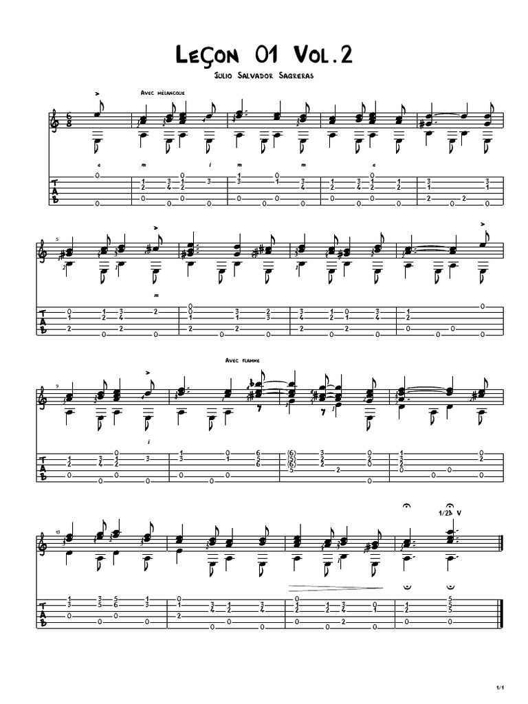Methode Sagreras Vol2 Solfege, Tablature+++-Adnot 231025 113731 | PDF