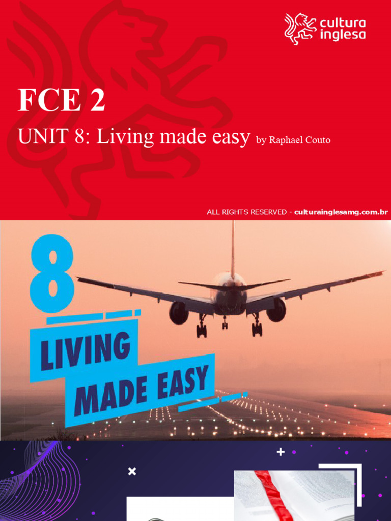 FCE 2 - Unit 8 (Living Made Easy) | PDF