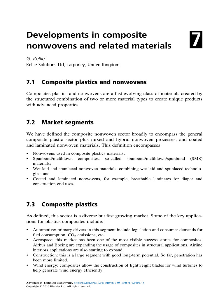7 Developments in Composite Nonwovens and Rel 2016 Advances in ...