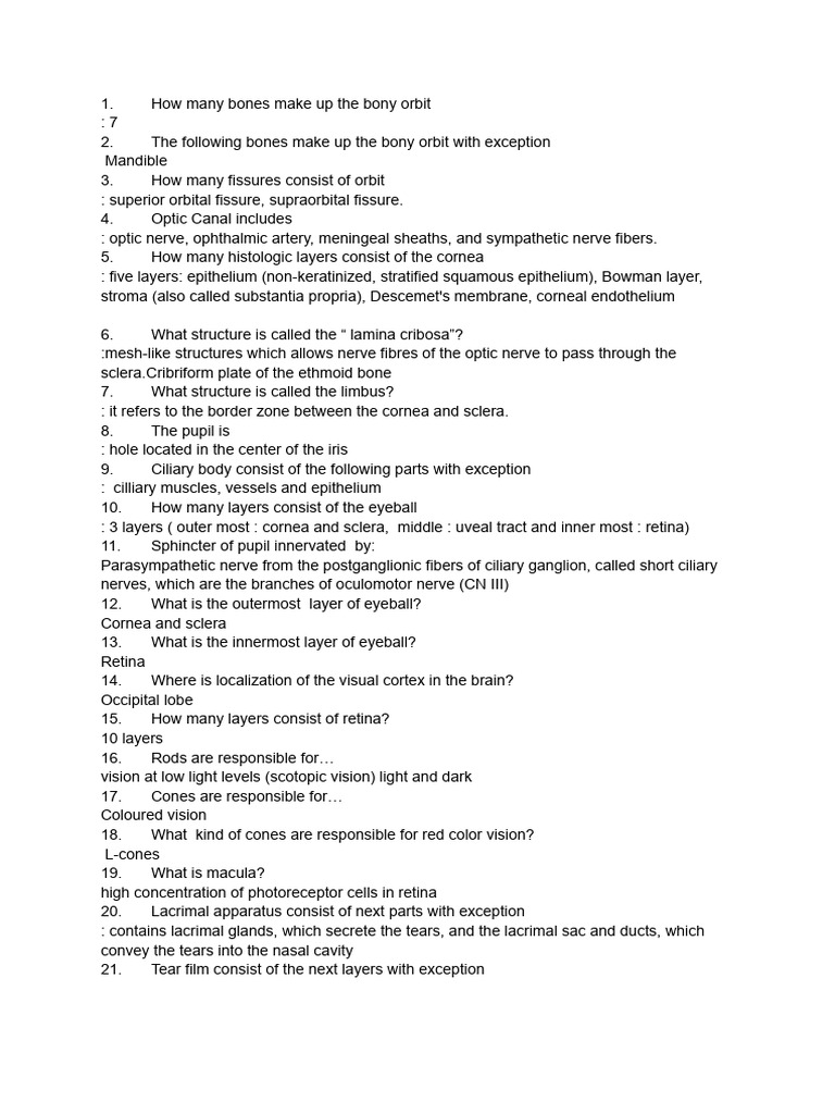 Optha | PDF | Human Eye | Cornea