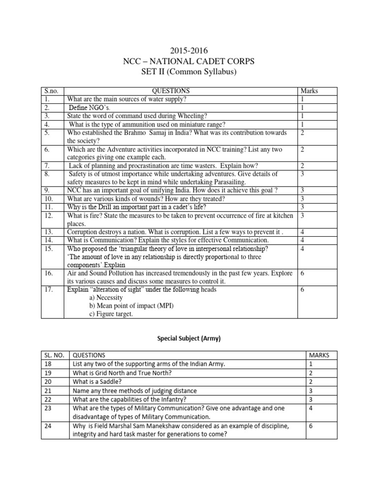 NCC Paper 2 | PDF | Wound | Exhaust Gas