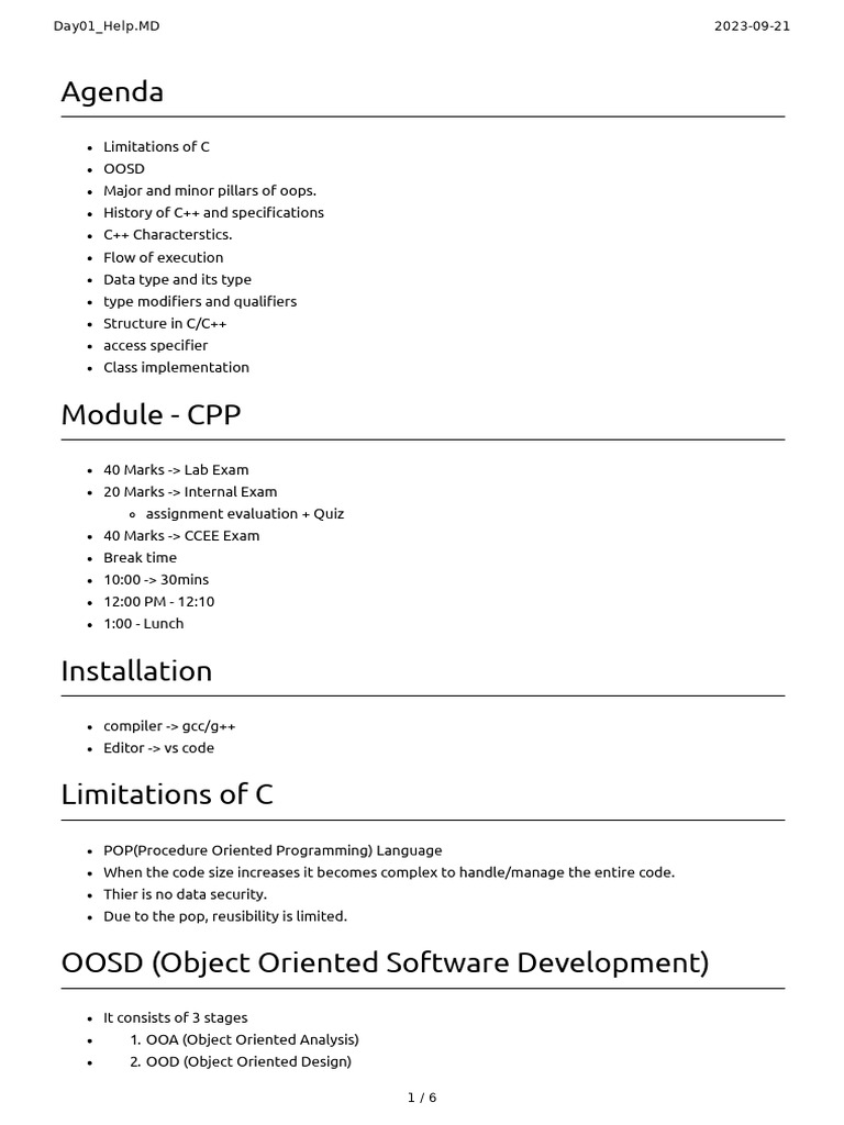 Day01 Help | PDF | Teaching Methods & Materials | Computers